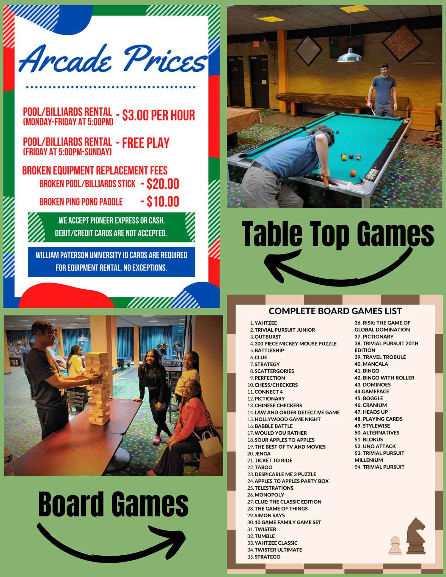 Arcade | William Paterson University