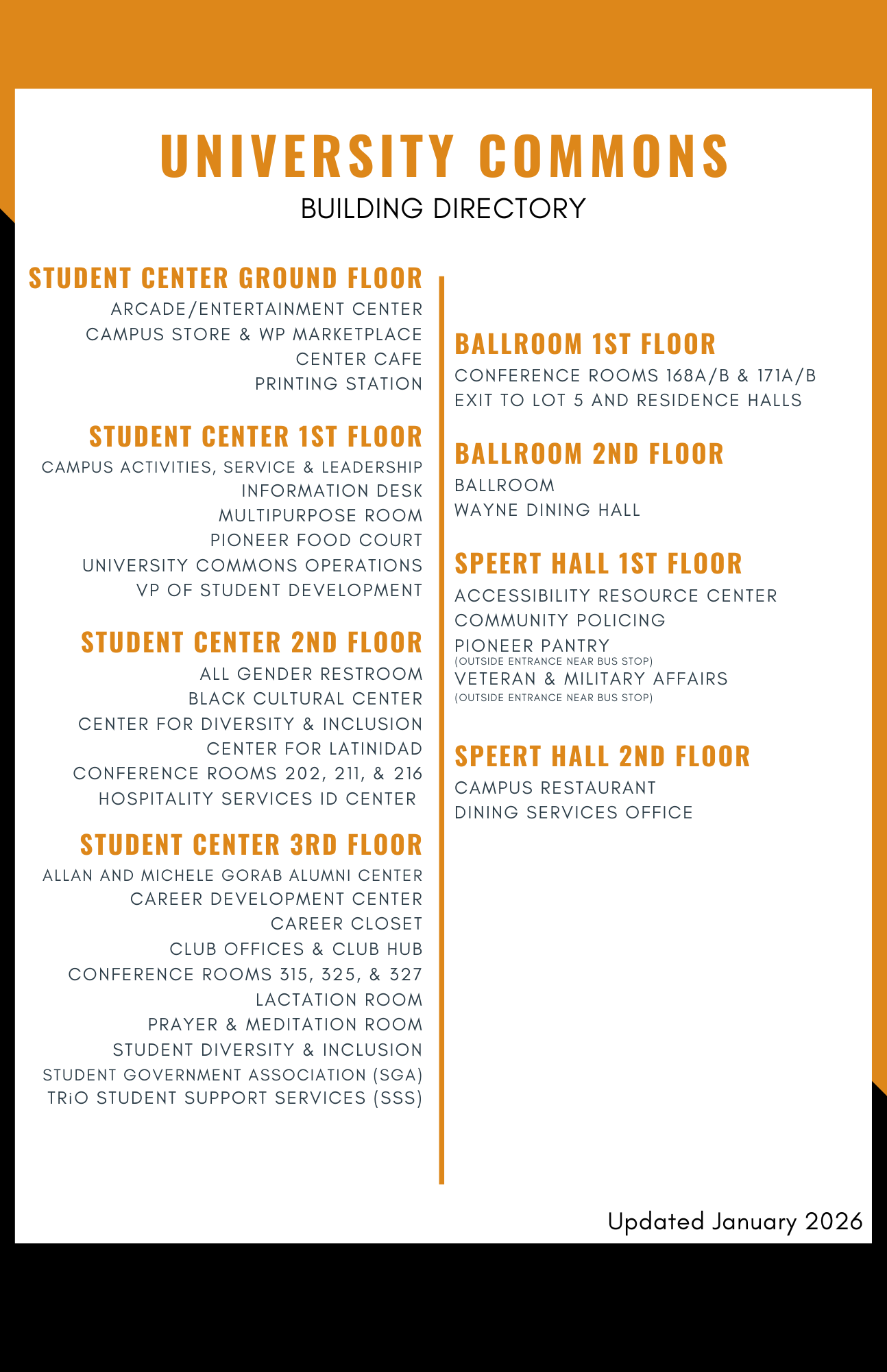 UC Office Directory | William Paterson University